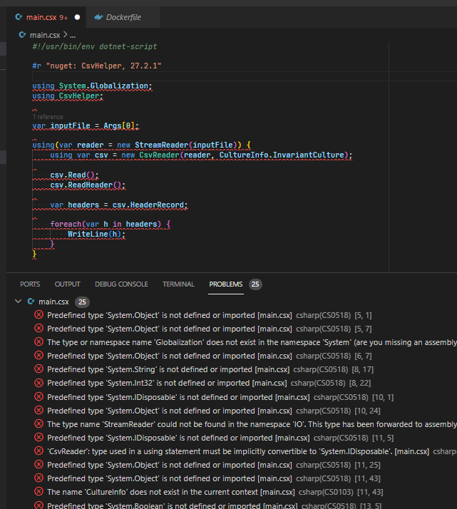 CS0518 errors when using nuget references on csx scripts · Issue #2320 · OmniSharp/omnisharp ...