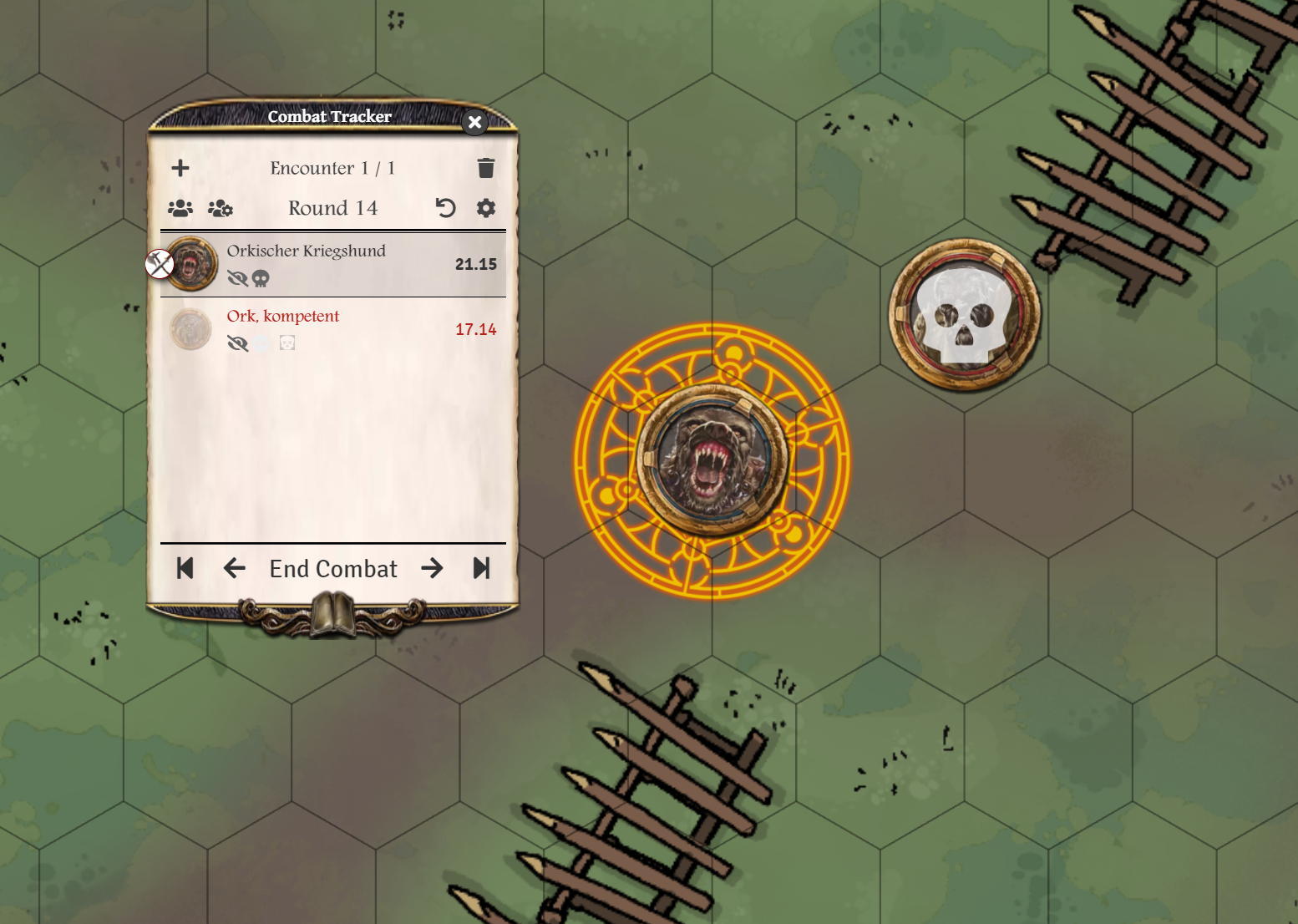 Combat Tracker: Mark Defeated als eigener Status in DSA einbinden ...