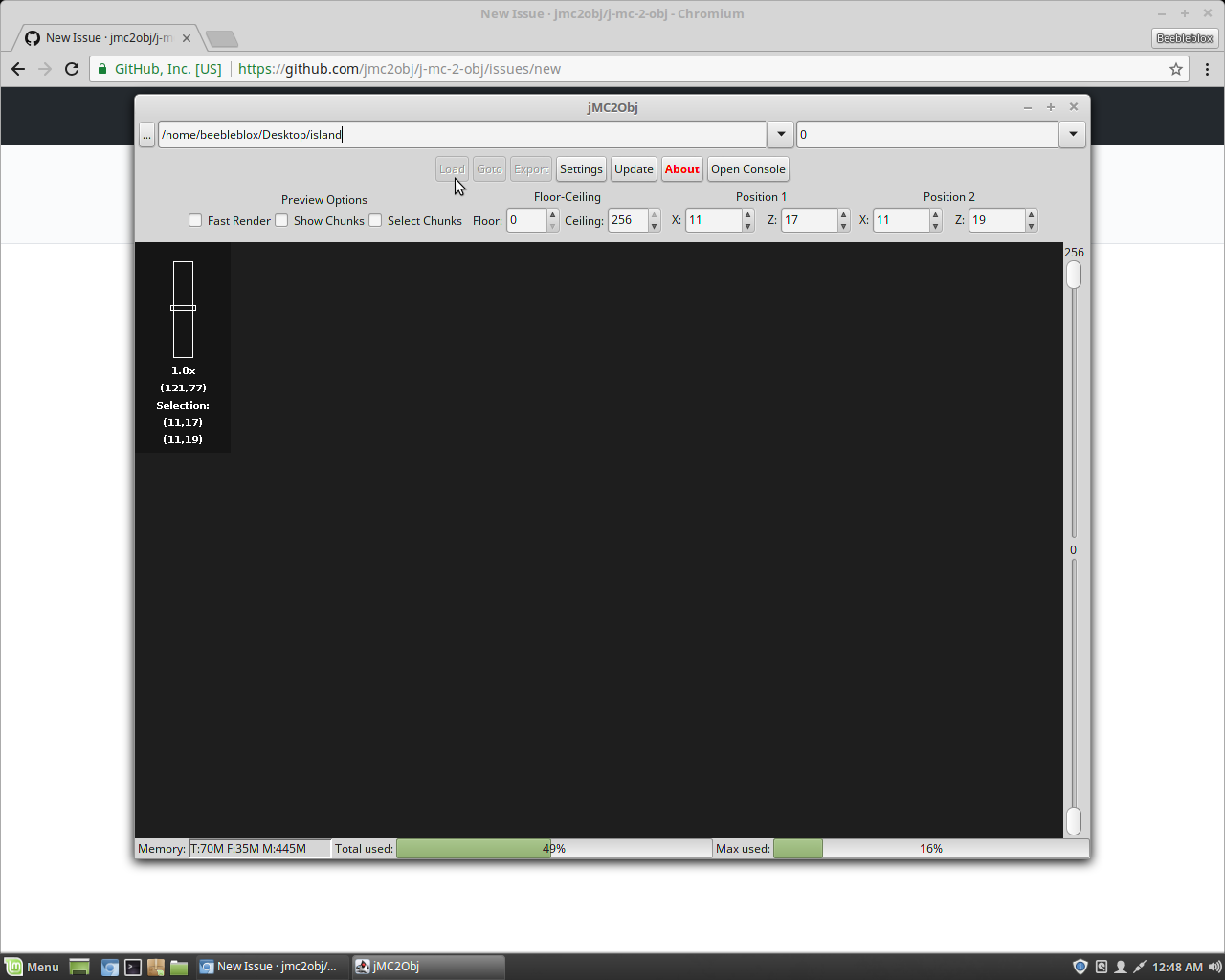 jMC2Obj Load Button Grayed Out! · Issue #113 · jmc2obj/j-mc-2-obj · GitHub