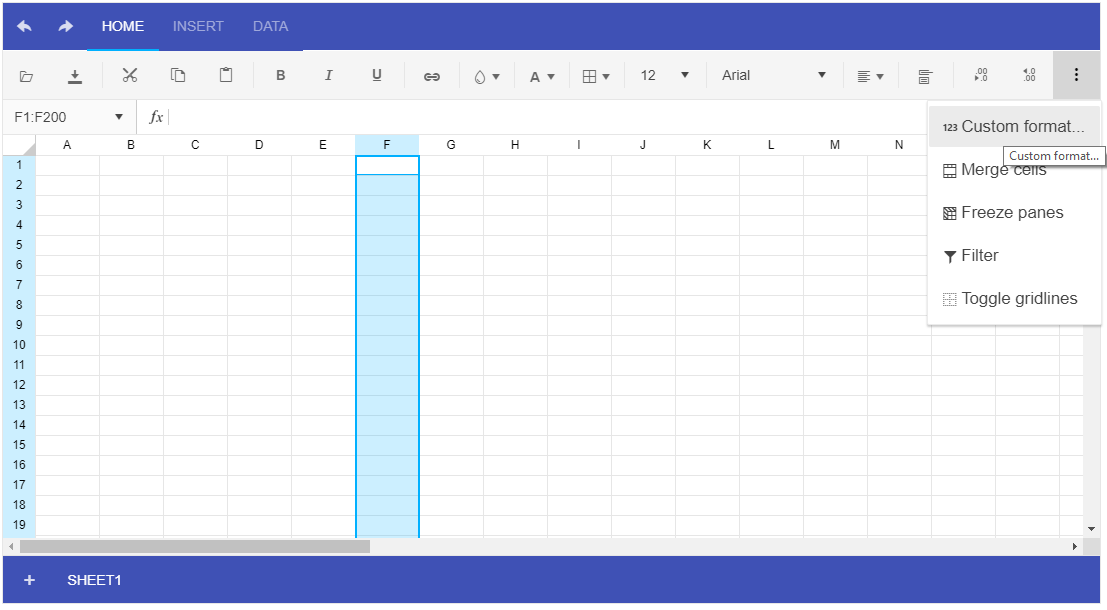 SpreadSheet "Custom format" enhancement · Issue #4964 · telerik/kendo-ui-core · GitHub