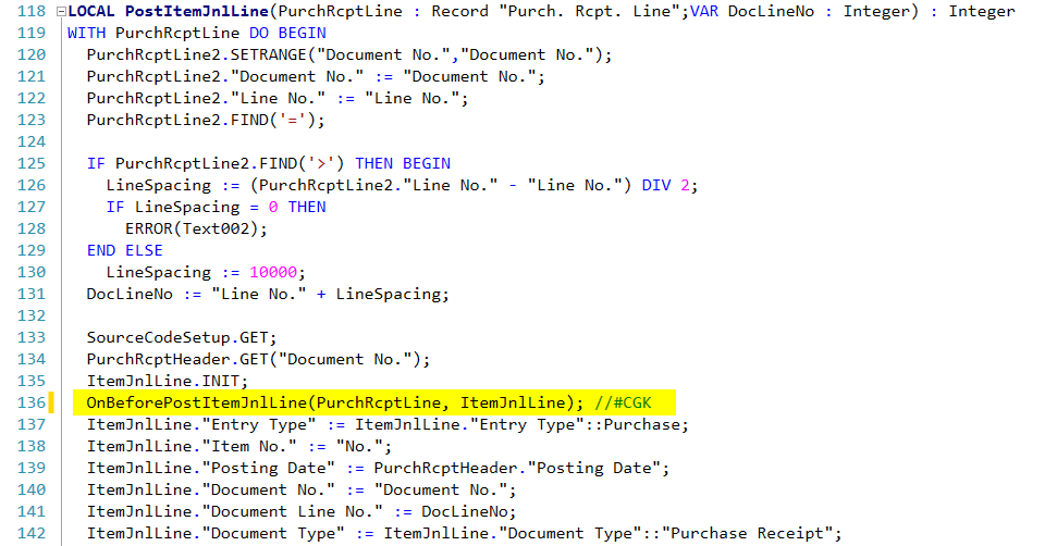 [EventRequest] Codeunit 5813 “Undo Purchase Receipt Line”, PostItemJnlLine · Issue #5999 ...