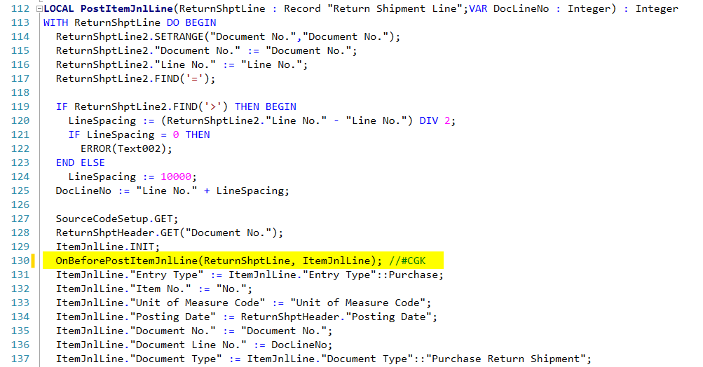 [EventRequest] Codeunit 5814 “Undo Return Shipment Line”, PostItemJnlLine · Issue #6000 ...