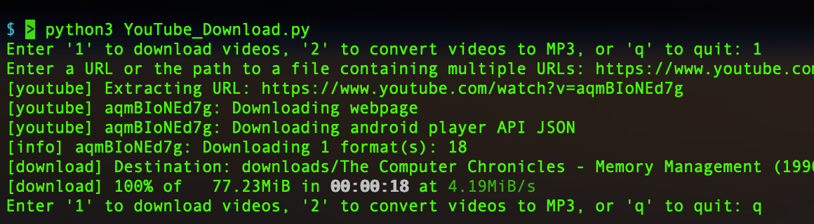 Github Hackerman Jpegyoutubedownloader Python Script To Aide In Downloading And Converting 1333
