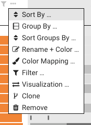 Sort column menu items alphabetically · Issue #84 · lineupjs/lineupjs · GitHub