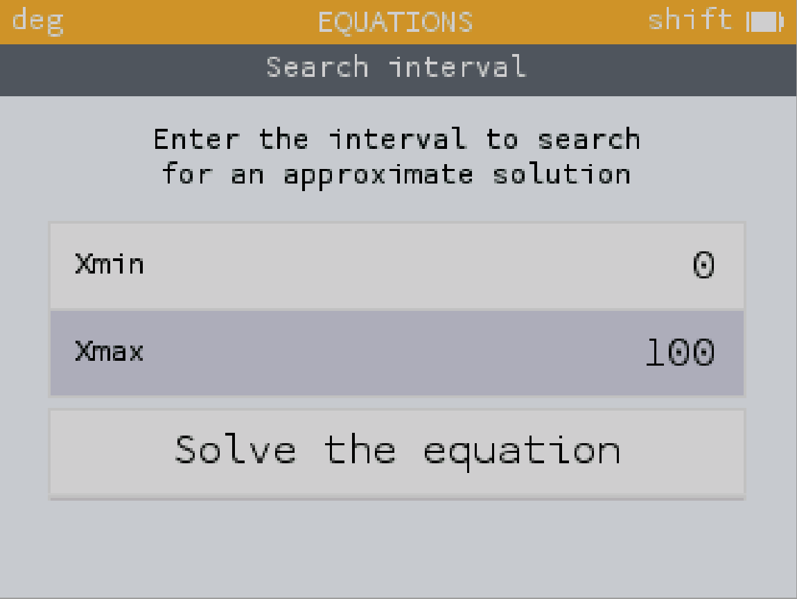 Cannot solve the equation when the interval is too big · Issue #1739 · numworks/epsilon · GitHub