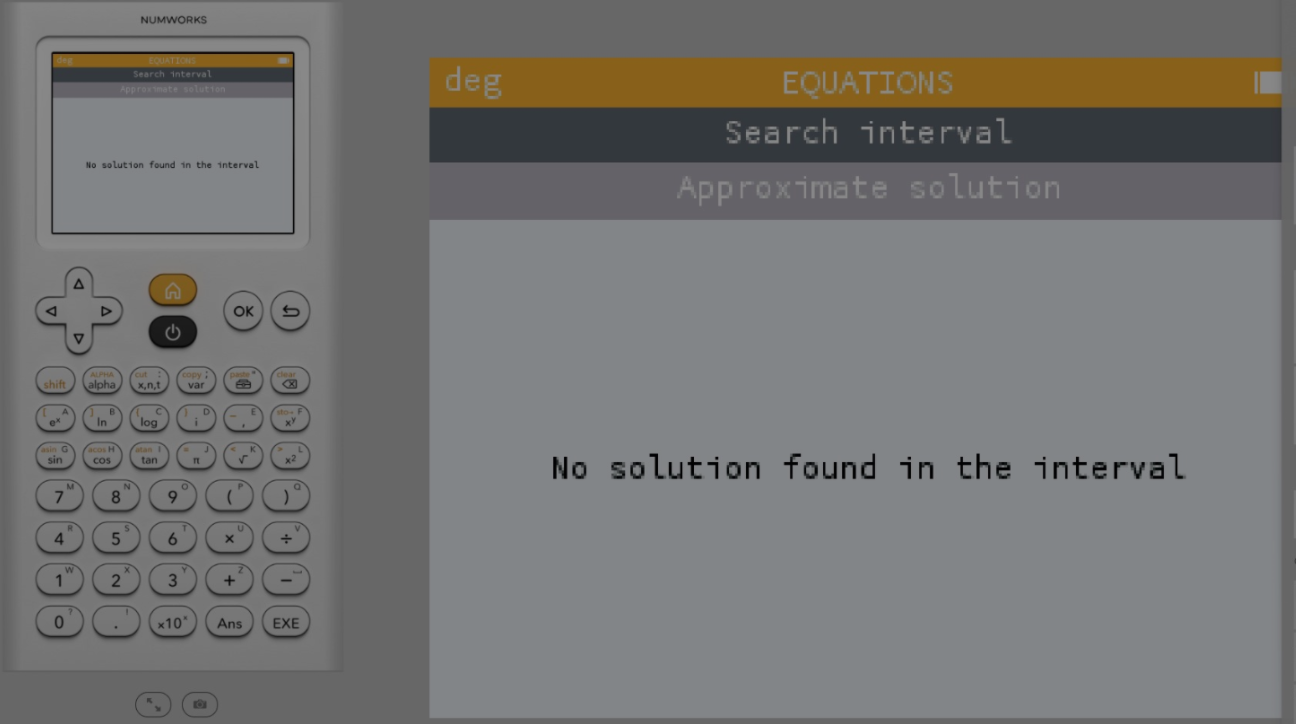 Cannot solve the equation when the interval is too big · Issue #1739 · numworks/epsilon · GitHub
