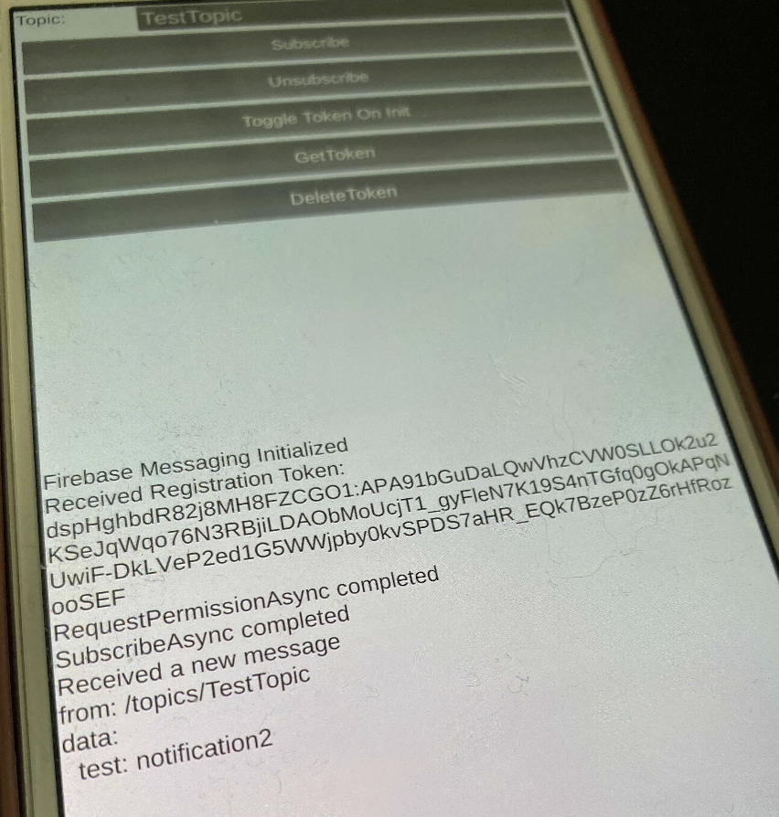 [Bug] [Messaging] Android OnMessageReceived not being called when app is in background only ...