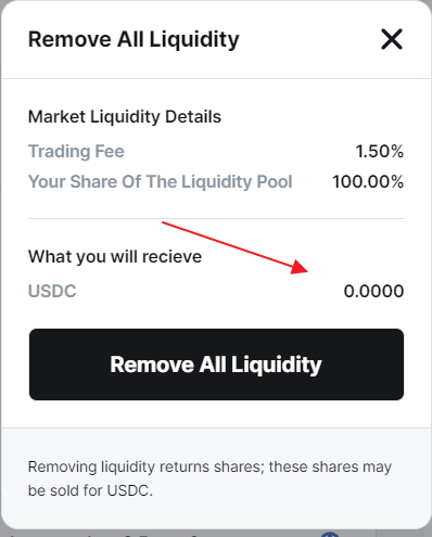 removing liquidity showing 00000 for usdc I will recieve · Issue #460 ...