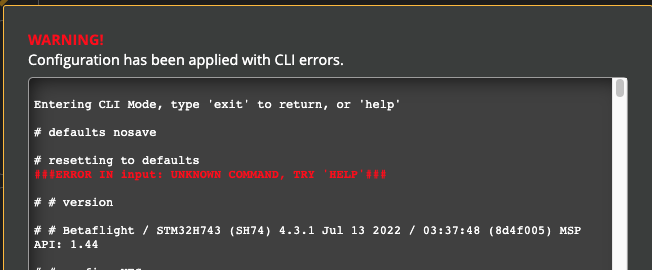 Target Mamba H7432022b Not Found · Issue 12668 · Betaflightbetaflight · Github