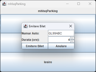 GitHub - alexmihalascu/mhlsqparking: Aplicație de gestionare a parcării.