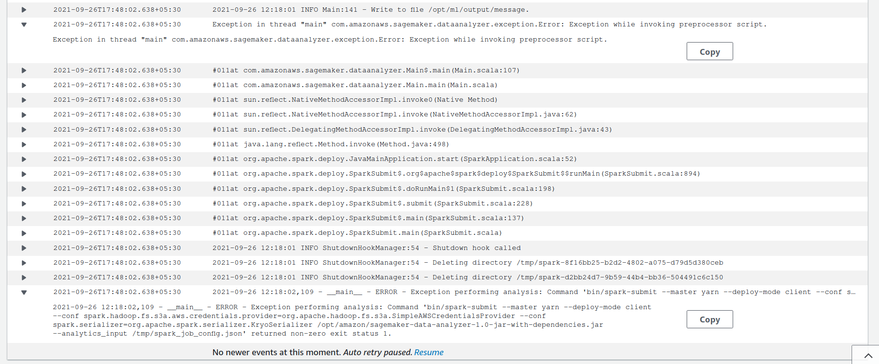 How To Fix Error `exception While Invoking Preprocessor Script` During Scheduled Model Quality