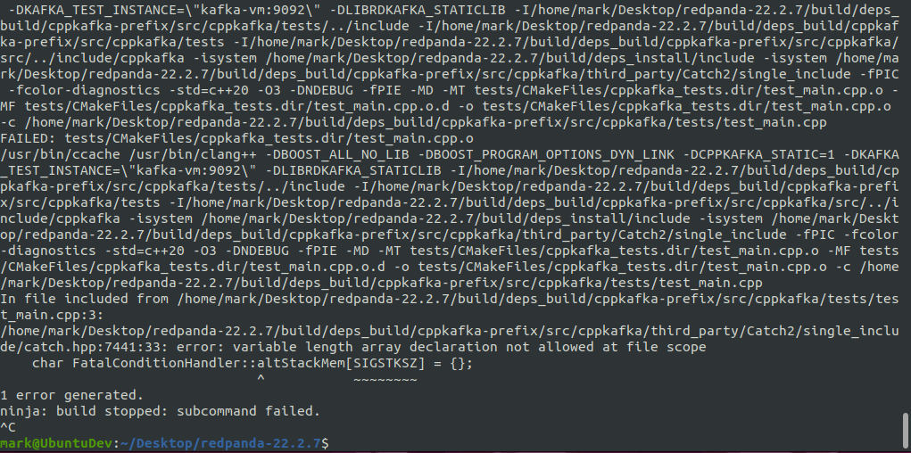 Cannot build manually on Ubuntu 22.04.1 LTS · Issue #7062 · redpanda-data/redpanda · GitHub
