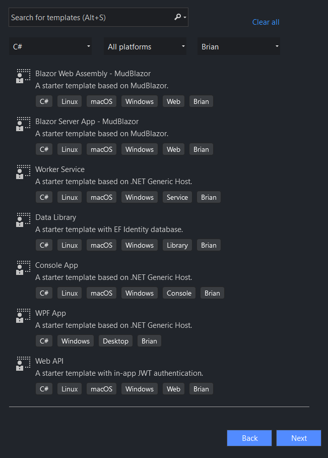 GitHub - CodeFontana/CSharpProjectTemplates: Project templates for ...
