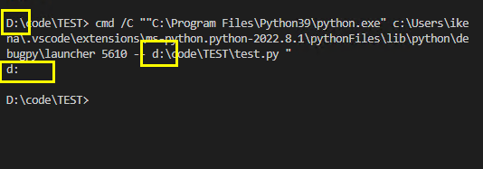 Windows: debugger uses lowercase drive letter for script path · Issue #929 · microsoft/debugpy ...