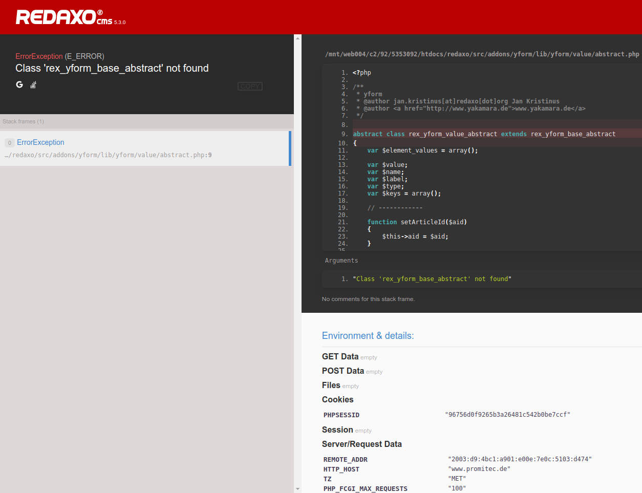 Class not found trotz addon->isAvailable check · Issue #702 · redaxo/redaxo · GitHub
