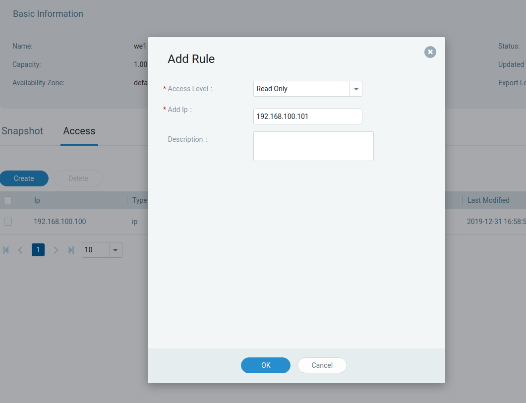 DashBoard-FileShare: FileShare not creating all the rules given · Issue #928 · sodafoundation ...