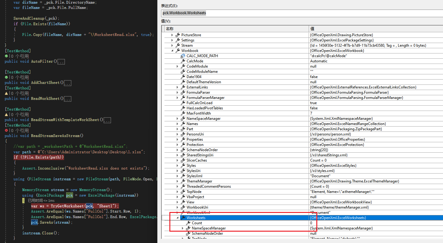 Read Excel Worksheets is Zero · Issue #620 · EPPlusSoftware/EPPlus · GitHub