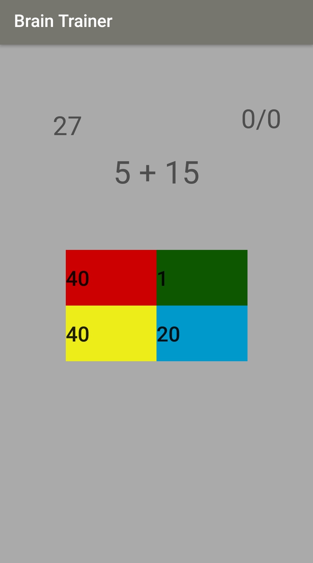 GitHub - rajatrmarathe/BrainTrainer: A Brain Trainer Application created using Android studio ...