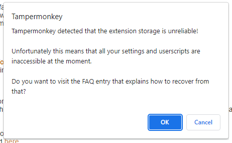 Tampermonkey won't backup files after closing · Issue #1599 · Tampermonkey/tampermonkey · GitHub