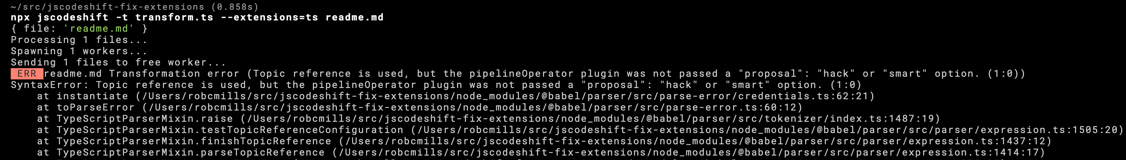 Extensions Cli Option Not Respected When Passing Individual File Paths