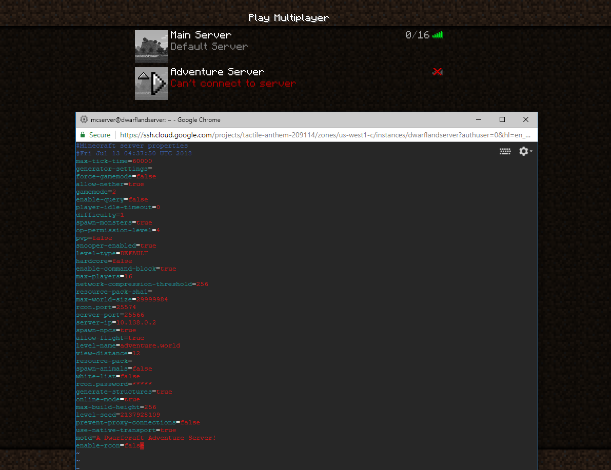 Minecraft using wrong config · Issue #1938 · GameServerManagers/LinuxGSM · GitHub