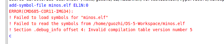 FVP: failed to load symbols for "minos.elf" · Issue #54 · minosproject/minos · GitHub