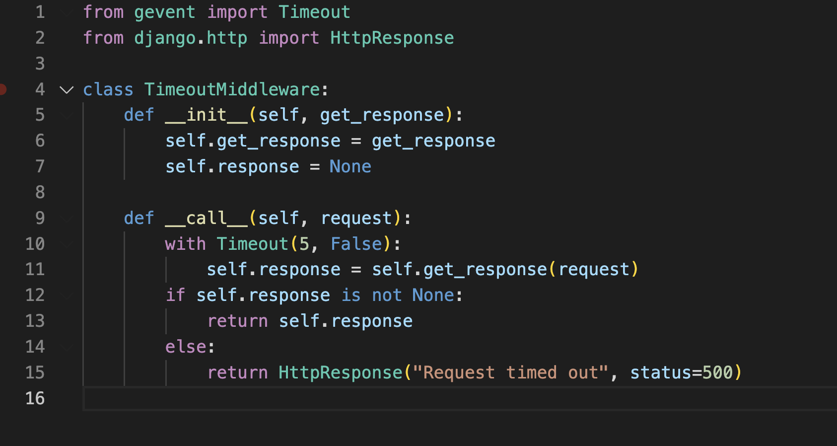 Not Able To Set Response Timeout In Django Appgunicorn Gevent · Issue 1343 · Django