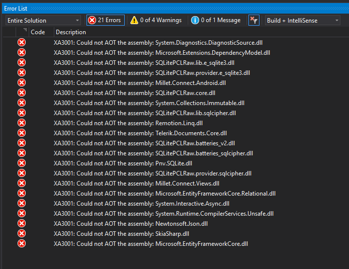 Impossible To Compile To Release Mode With Aotllvm And Different Linking Options · Issue 3072