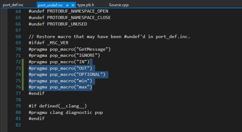 Error showed when called header files using google\protobuf 3.9.2 ...