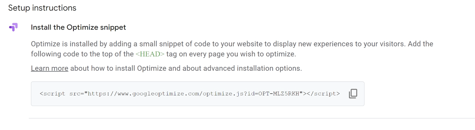 Ensure the plugin inserts the Optimize snippet in all scenarios between ...