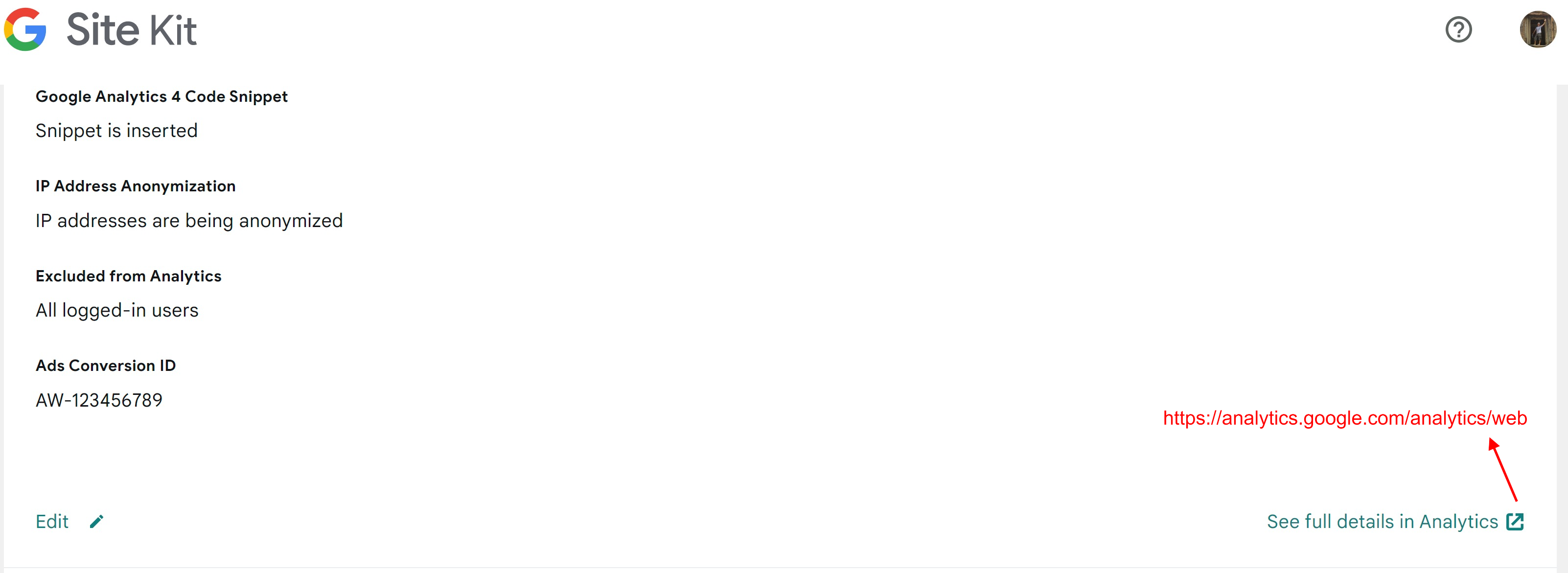 For the "See full details in ", include a deep link to ensure users land on the service page ...