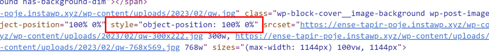 Cover Block: Inline styling doesn't add a closing semicolon · Issue #48258 · WordPress/gutenberg ...