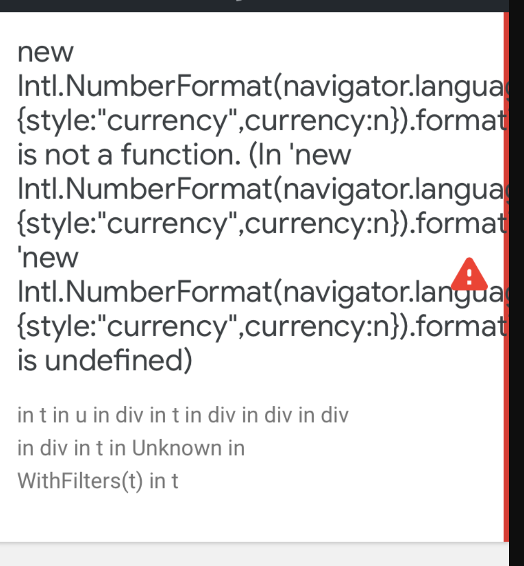 AdSense: new intl.numberformat error on dashboard · Issue #1107 · google/site-kit-wp · GitHub