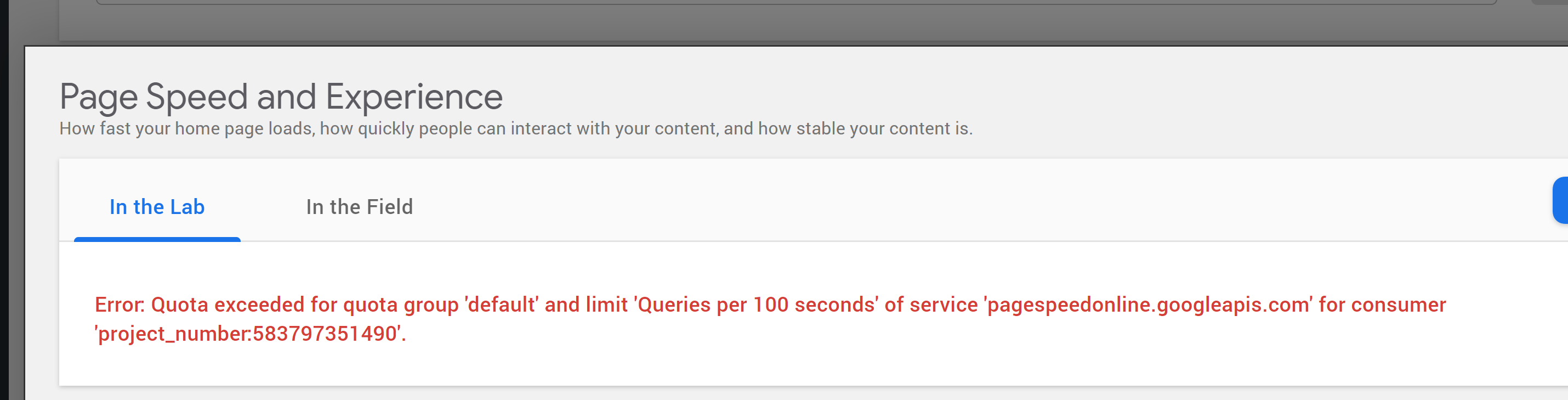 Prevent user quota errors and timeouts for users with many Analytics ...