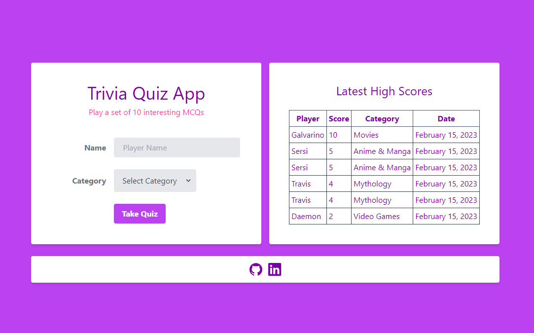 GitHub - nshosain/trivia-quiz-app: A quiz app that throws category ... GitHub - nshosain/trivia-quiz-app: A quiz app that throws category ...