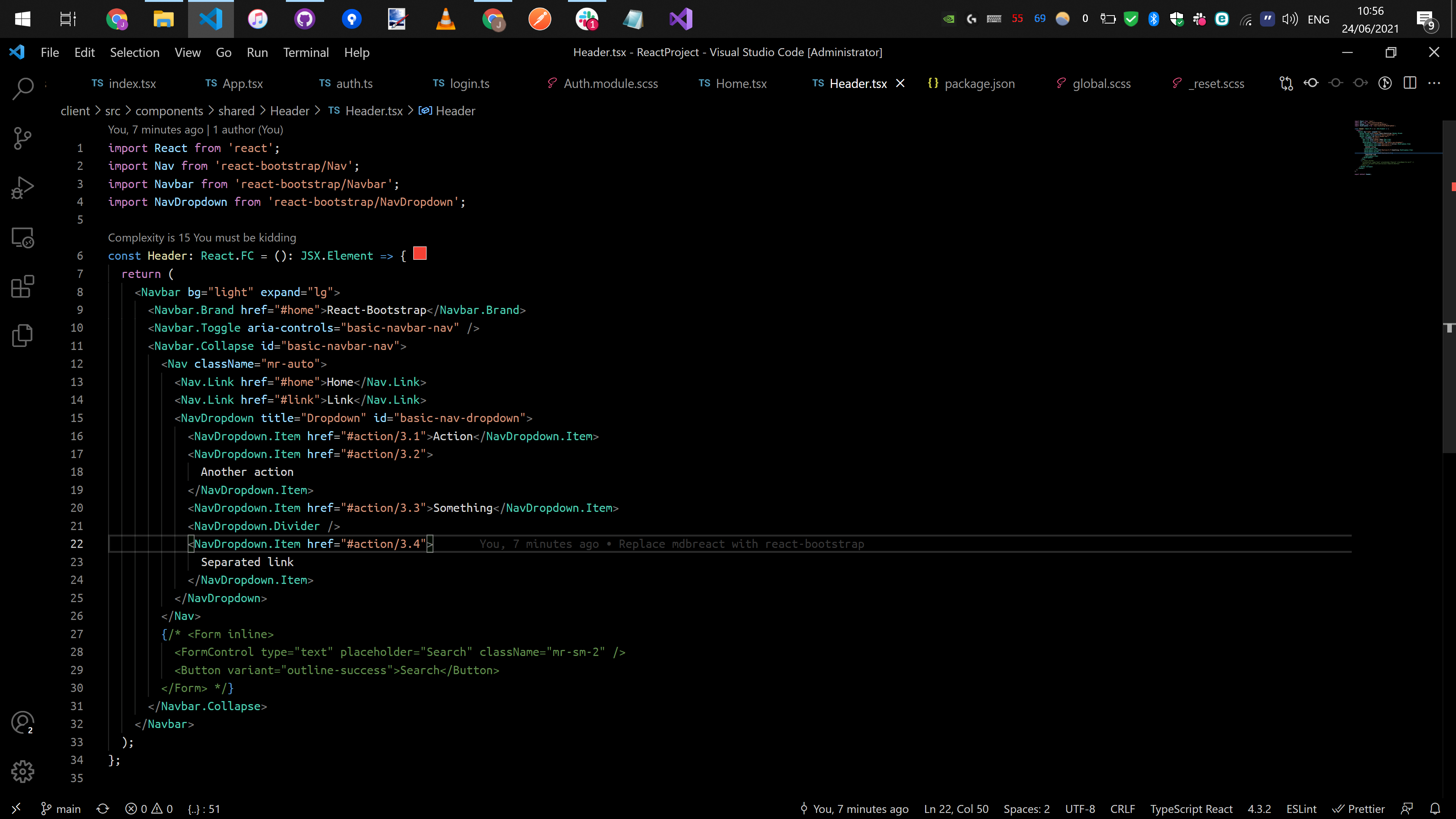 Using Navbar template causes multiple renderer error · Issue #5890 · react-bootstrap/react ...