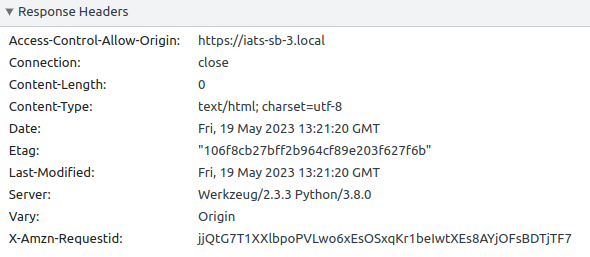 CORS rules not being applied to PUT responses · Issue #6371 · getmoto/moto · GitHub