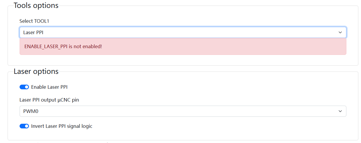 There are some question of laser configuration · Issue #16 · Paciente8159/uCNC-config-builder ...