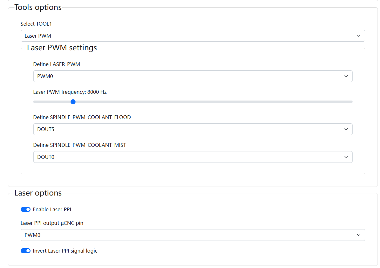 There are some question of laser configuration · Issue #16 · Paciente8159/uCNC-config-builder ...