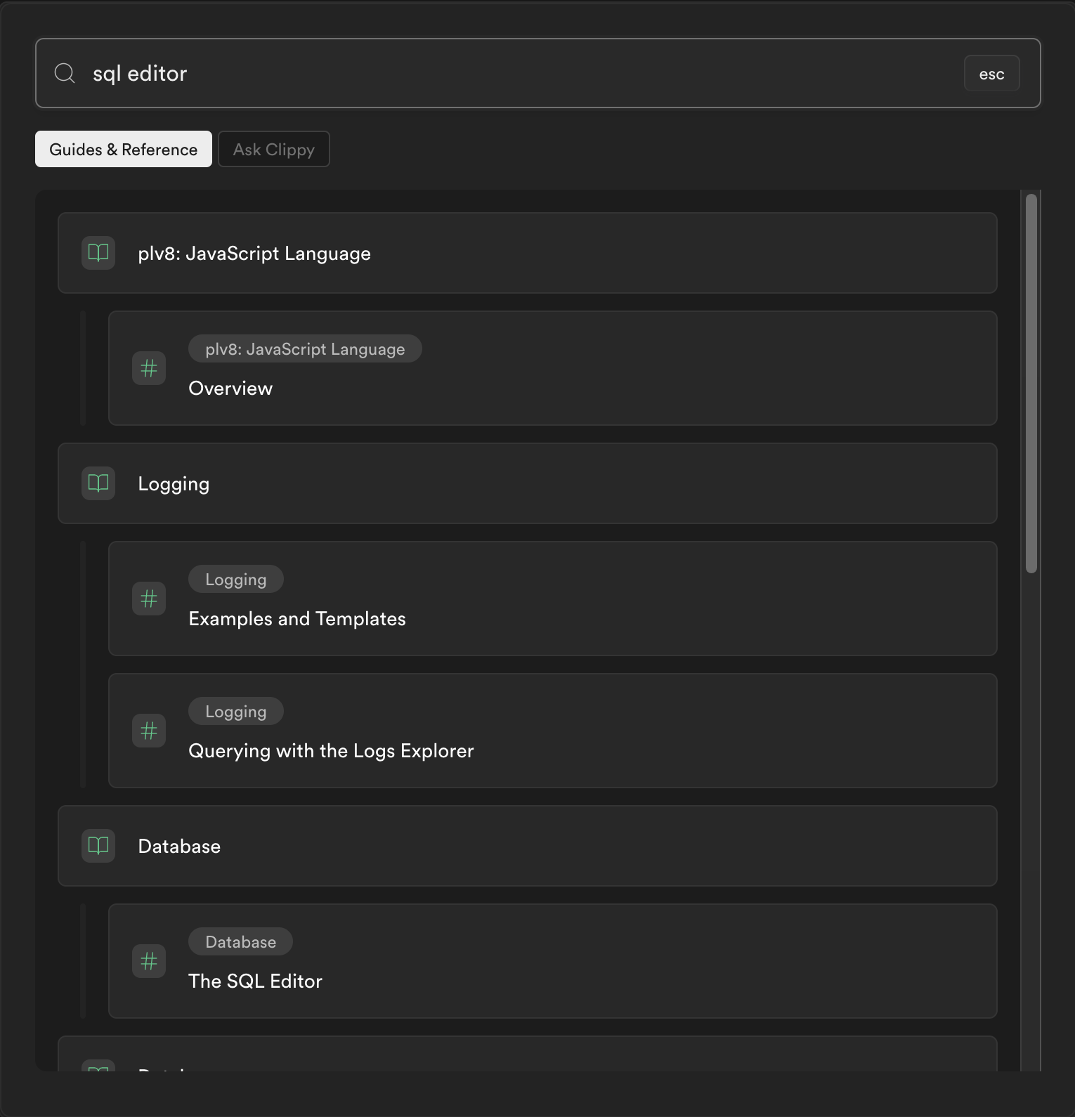 Unable To Search Docs With Query Sql Editor · Issue 11571 · Supabase Supabase · Github
