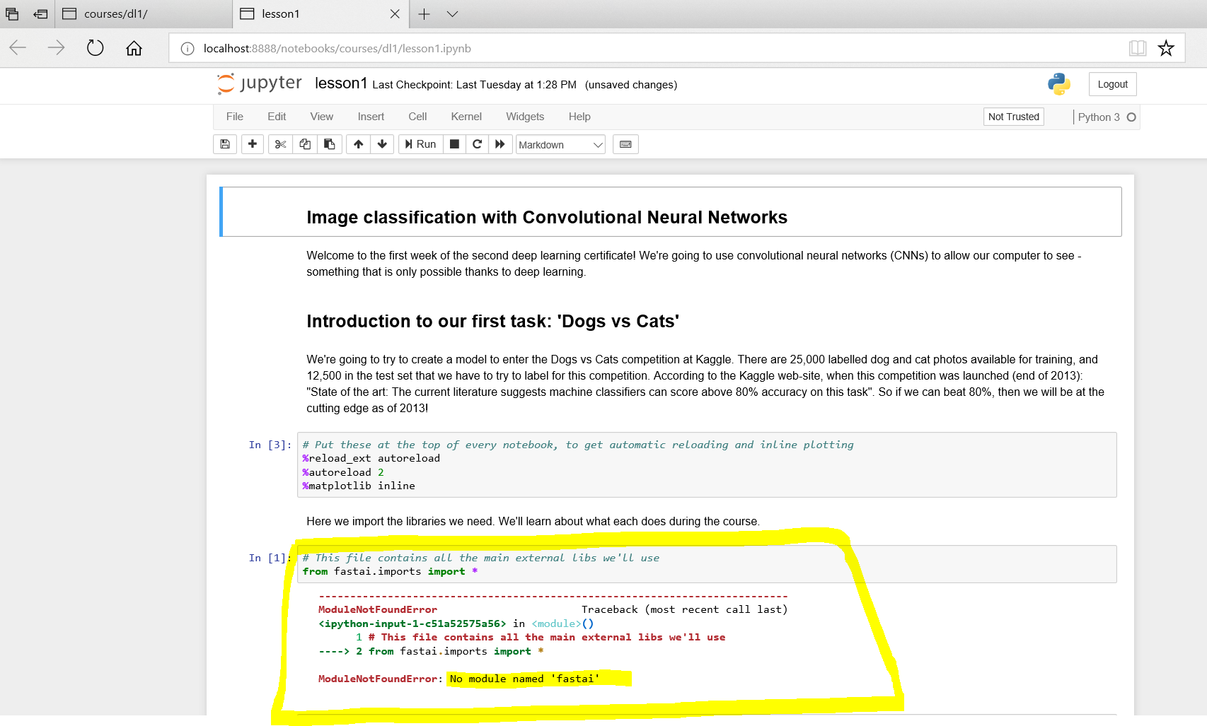 ModuleNotFoundError:Windows10 · Issue #655 · fastai/fastai · GitHub