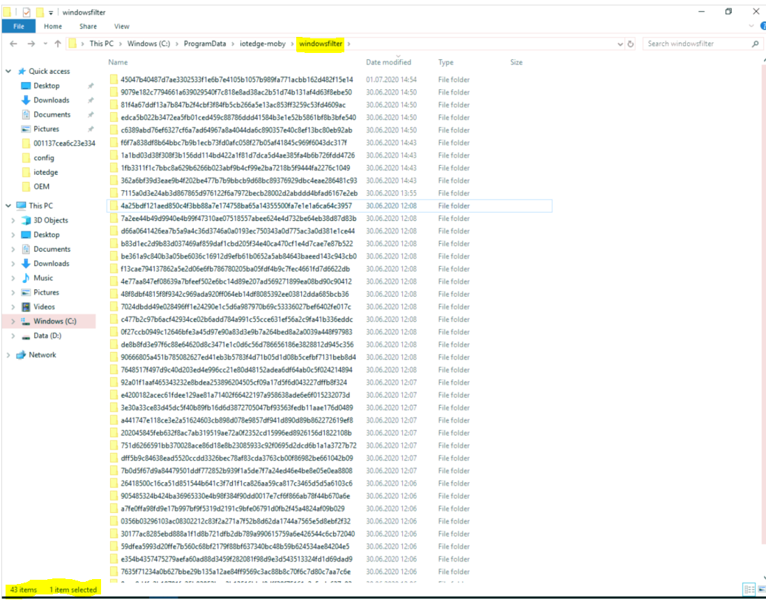 [Windows] windowsfilter folder is increasing size everyday on Gateway · Issue #41120 · moby/moby ...
