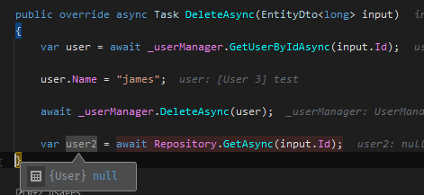 Repository.Delete requires a SaveChanges · Issue #5805 · aspnetboilerplate/aspnetboilerplate ...