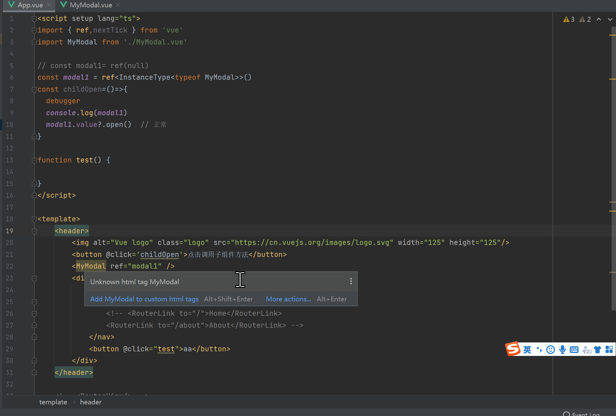 语法糖无法获取组件类型调用方法 · Issue #5838 · vuejs/core · GitHub