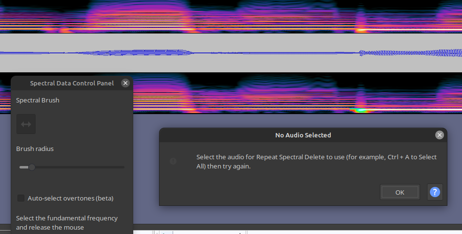spectral editing tool - brush tool - build error · Issue #3784 · audacity/audacity · GitHub