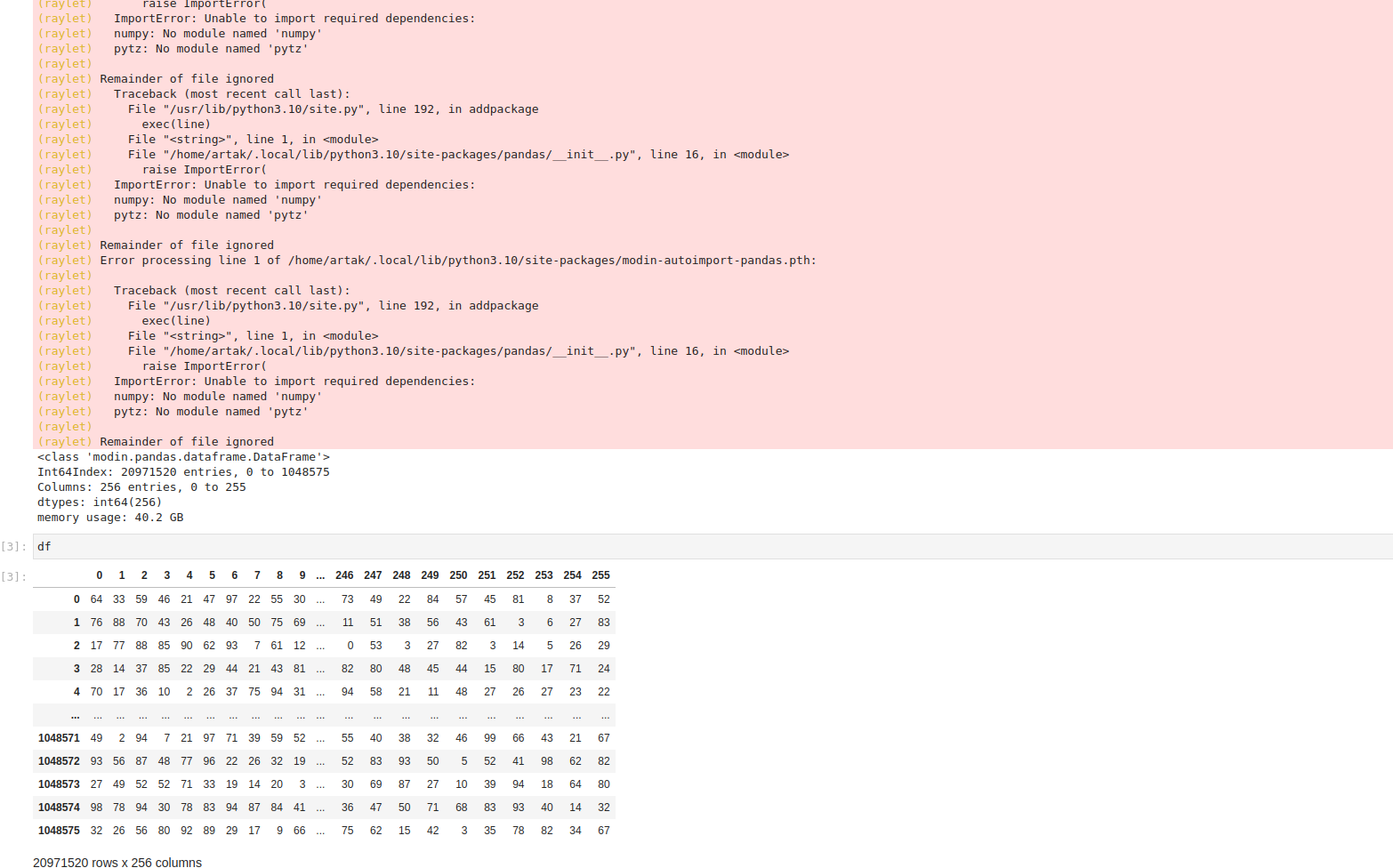 Cant Get Modin Working With Out Of Memory Data · Issue 5638 · Modin Projectmodin · Github