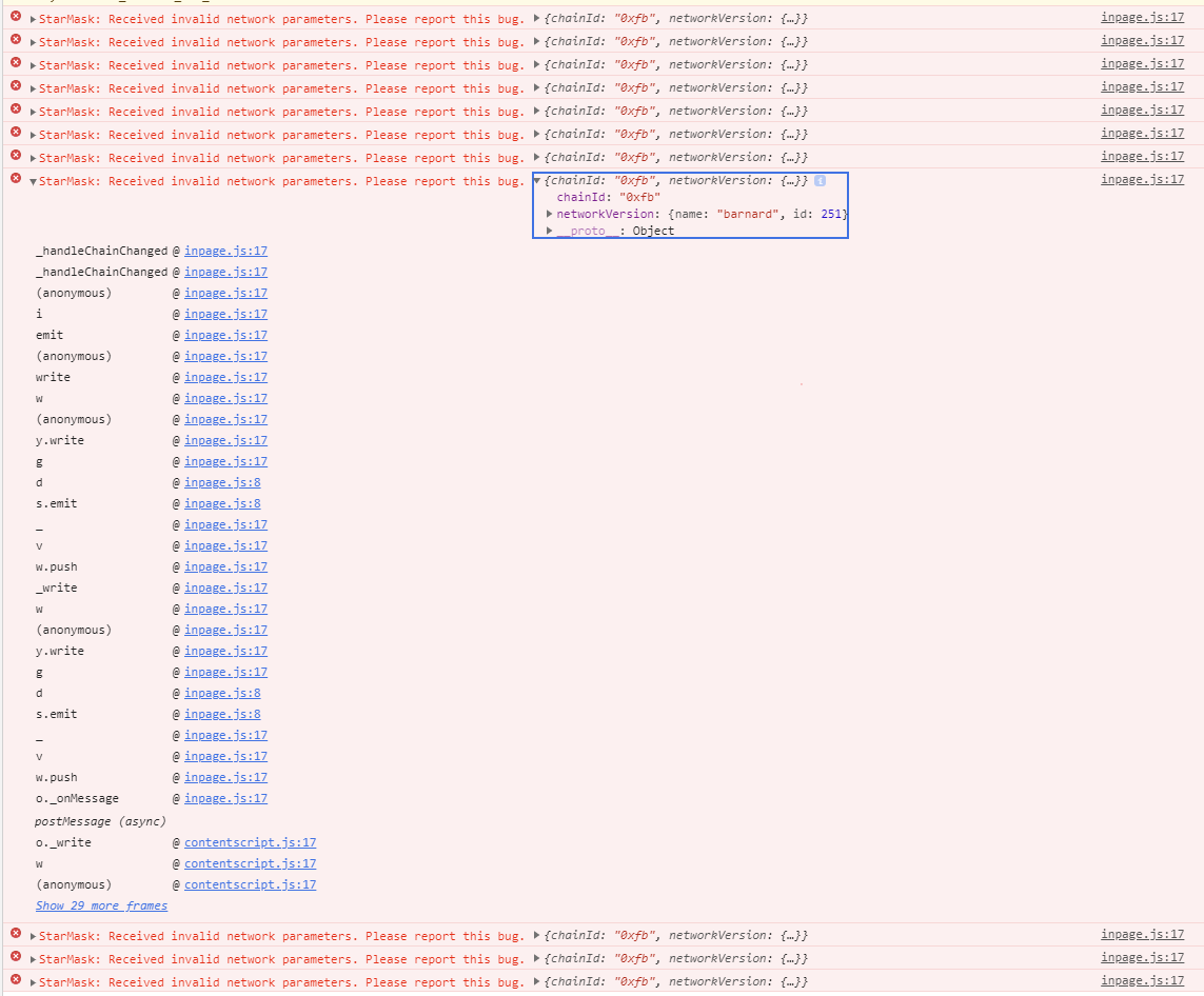 StarMask: Received invalid network parameters. · Issue #4 · starcoinorg/starmask-extension · GitHub