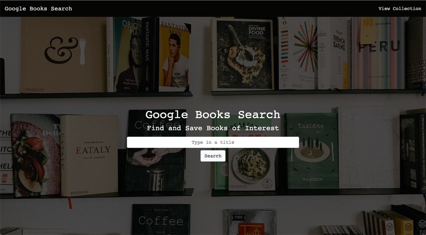 GitHub - rchlblns/react-google-books: A React search application based ...