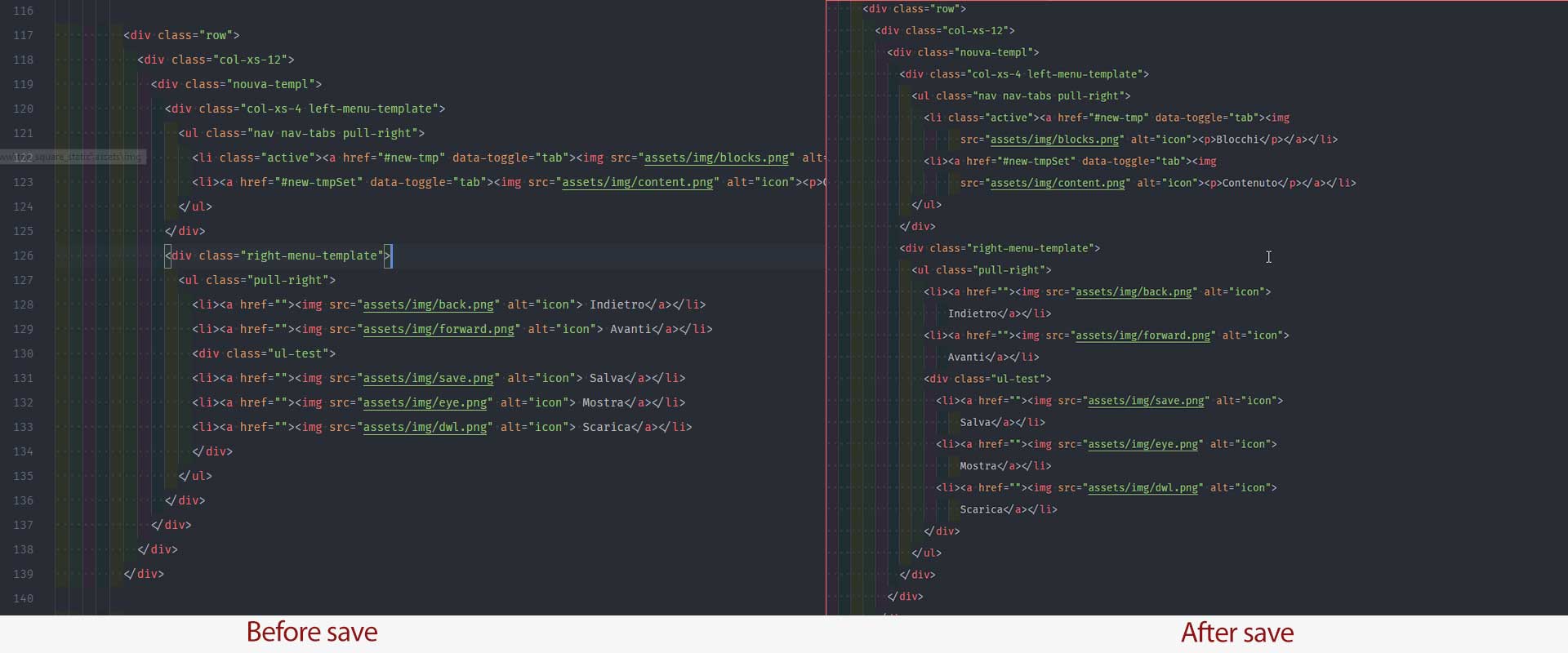 HTML formating problems · Issue #47498 · microsoft/vscode · GitHub