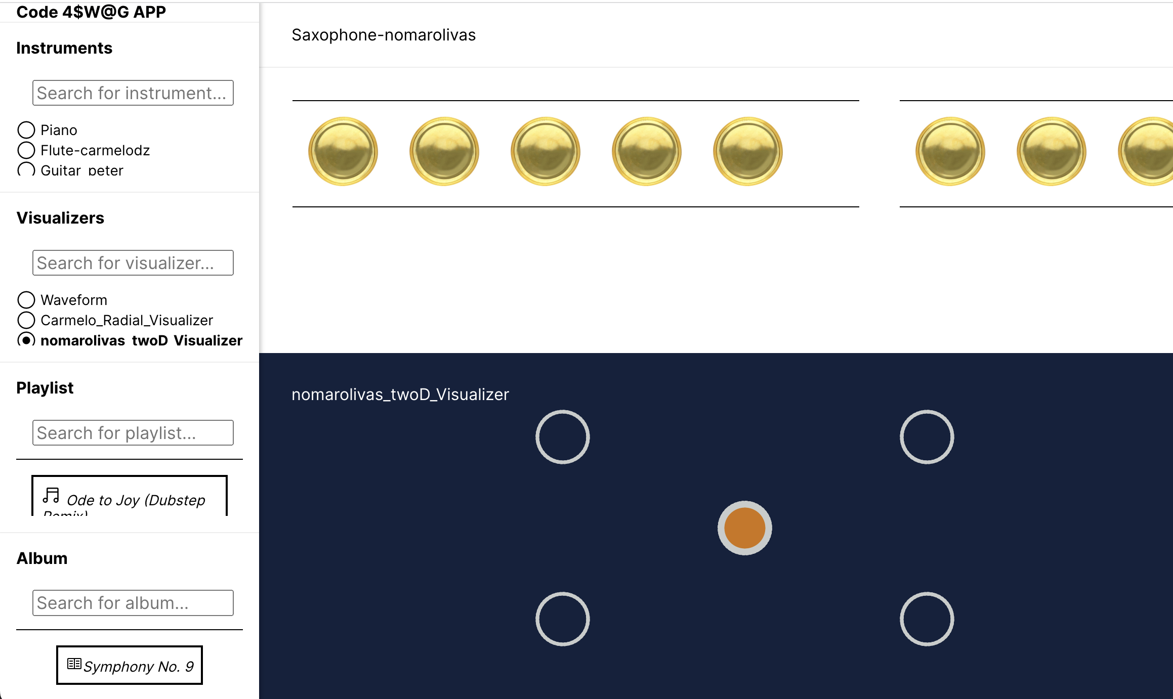 GitHub - nomarolivas/GarageBand: Web-Based application where a user can choose from a set of ...
